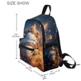 ALAZA Baseball Burning Pattern School Backpack Student Bookbag Mini Bag ...