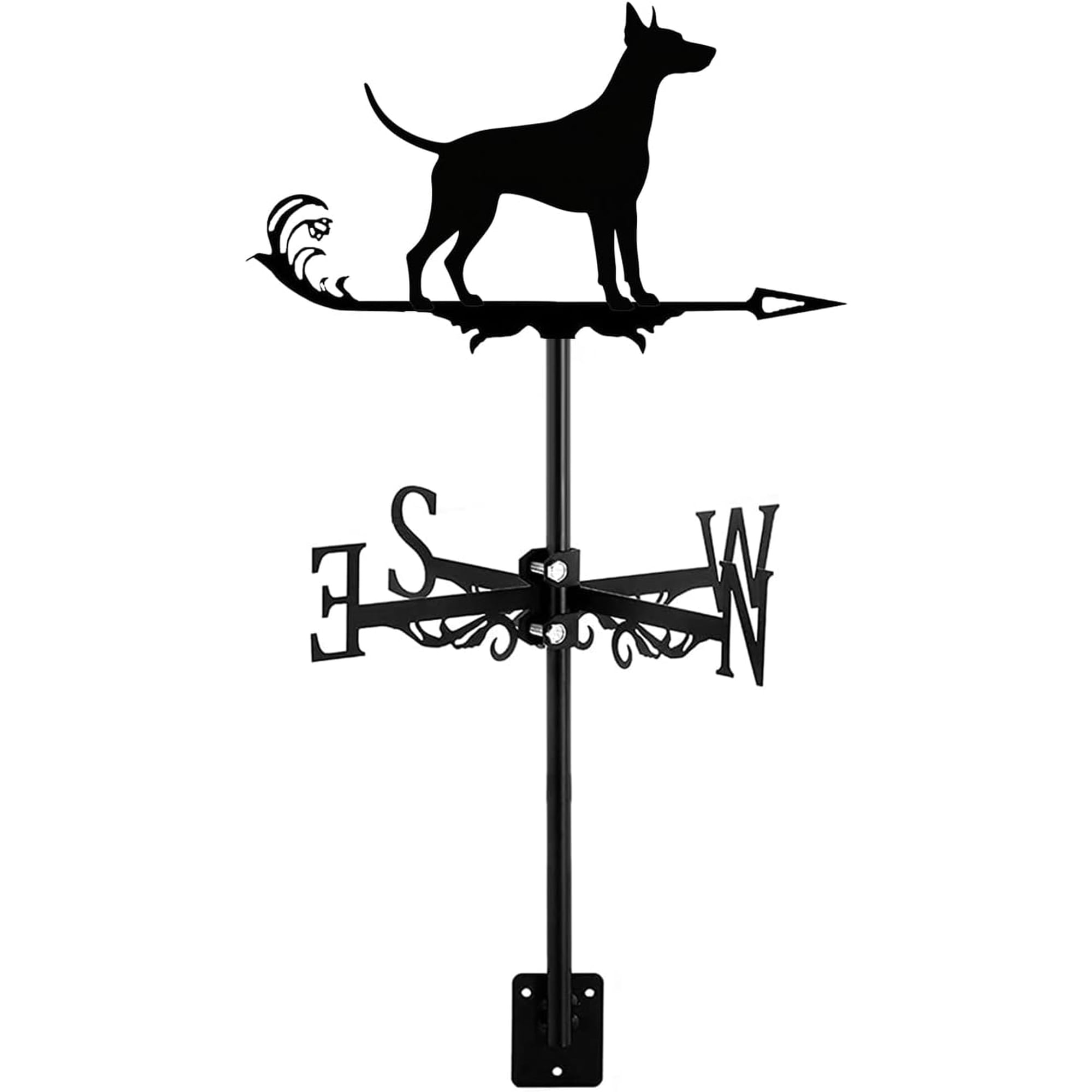 Click here for Znel Weathervane Arrow Metal Dog Animal Weathercoc... prices