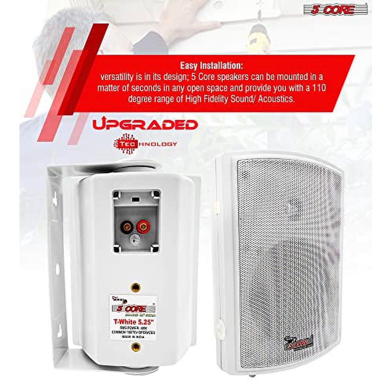 Core Core Inch In-Wall/in-Ceiling Pieces Stereo Speakers , 52% OFF