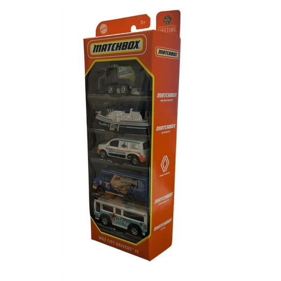 Matchbox 5 pack MBX Electric Drivers - Walmart.com