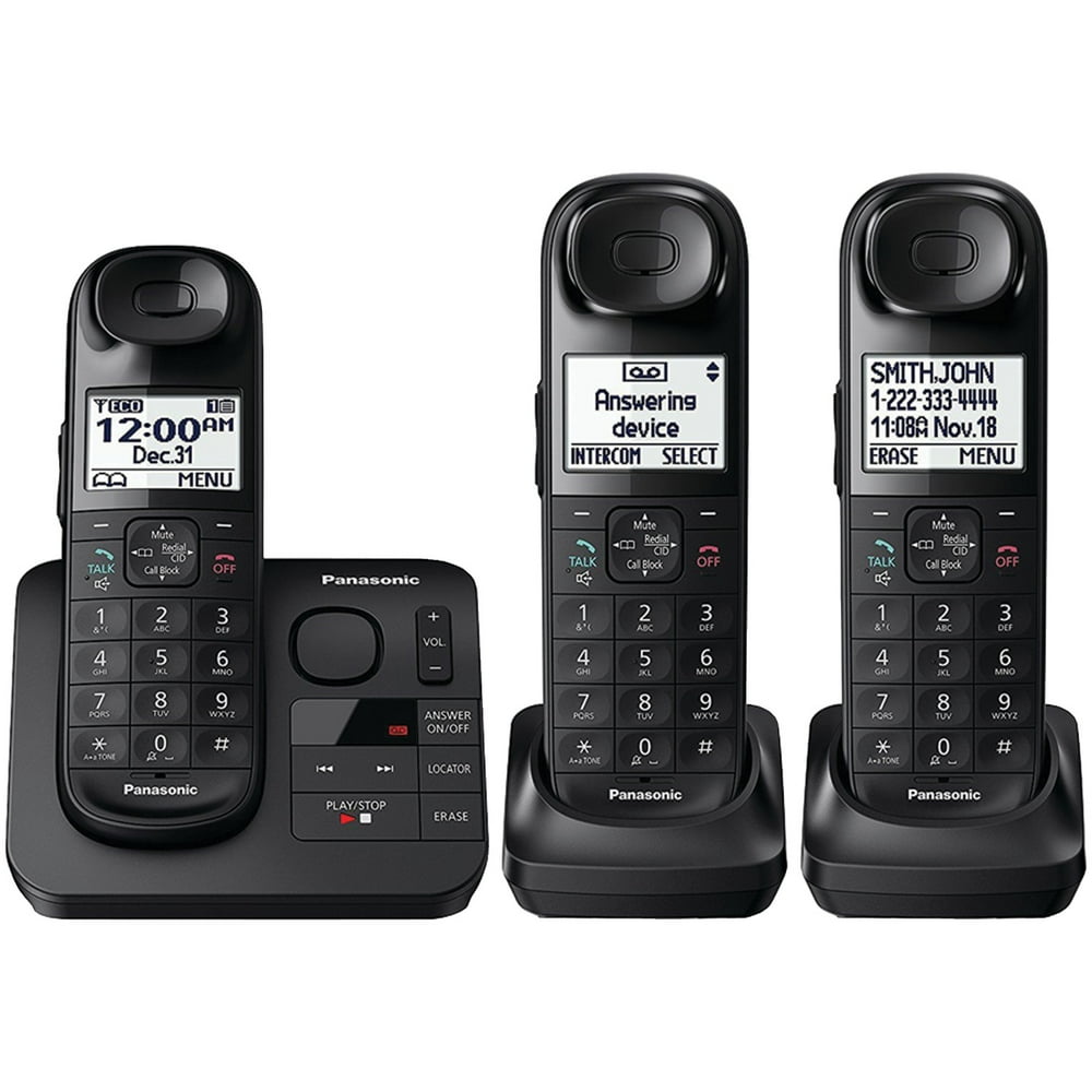 Panasonic Expandable Cordless Phone with Comfort Shoulder Grip and ...