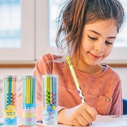 TINYMILLS 24 Pcs Science Themed Multi Point Stackable Pencil with ...