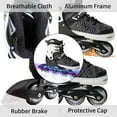 SubSun Kids Rollerblades, Boys & Girls Inline Skates with Light-Up ...