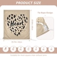 BZSMCE Chair Covers Set Home Decor Seat Back Cover Star Leopard Heart ...