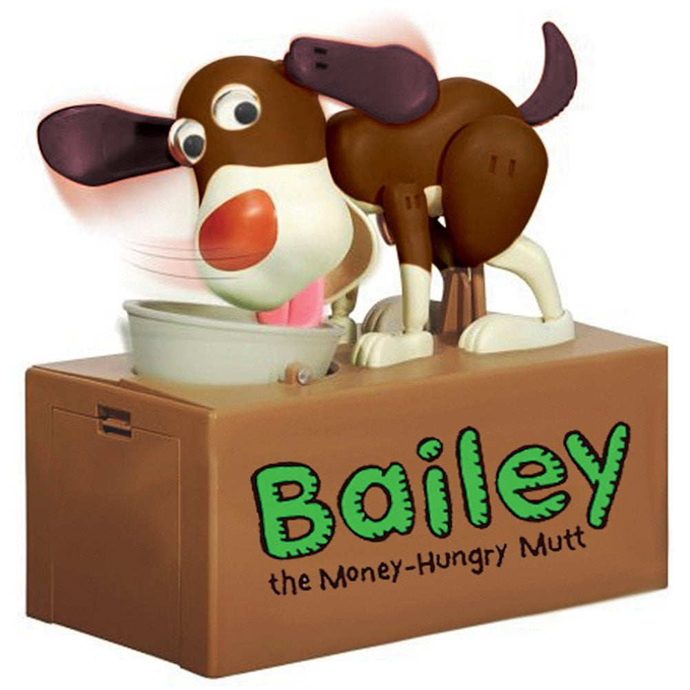 Dog Mechanical Piggy Bank- Watch Him Eat Your Coins! - Colors May Va ...