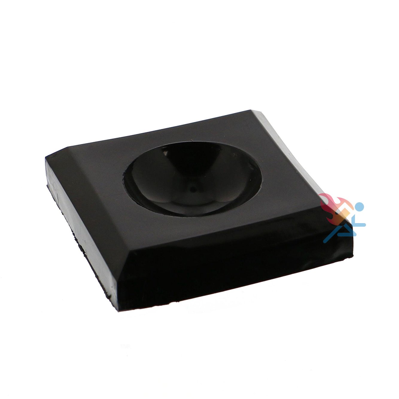 2" Black Square Dimple Blocks for Baseball Softball Tennis Balls Shot ...