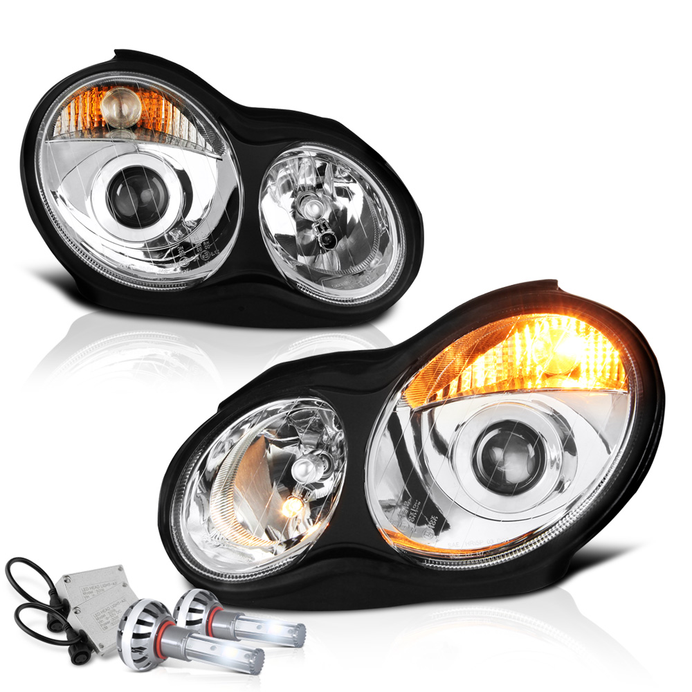 VIPMOTOZ Projector Headlight Assembly For 2001-2007 Mercedes-Benz W203 ...