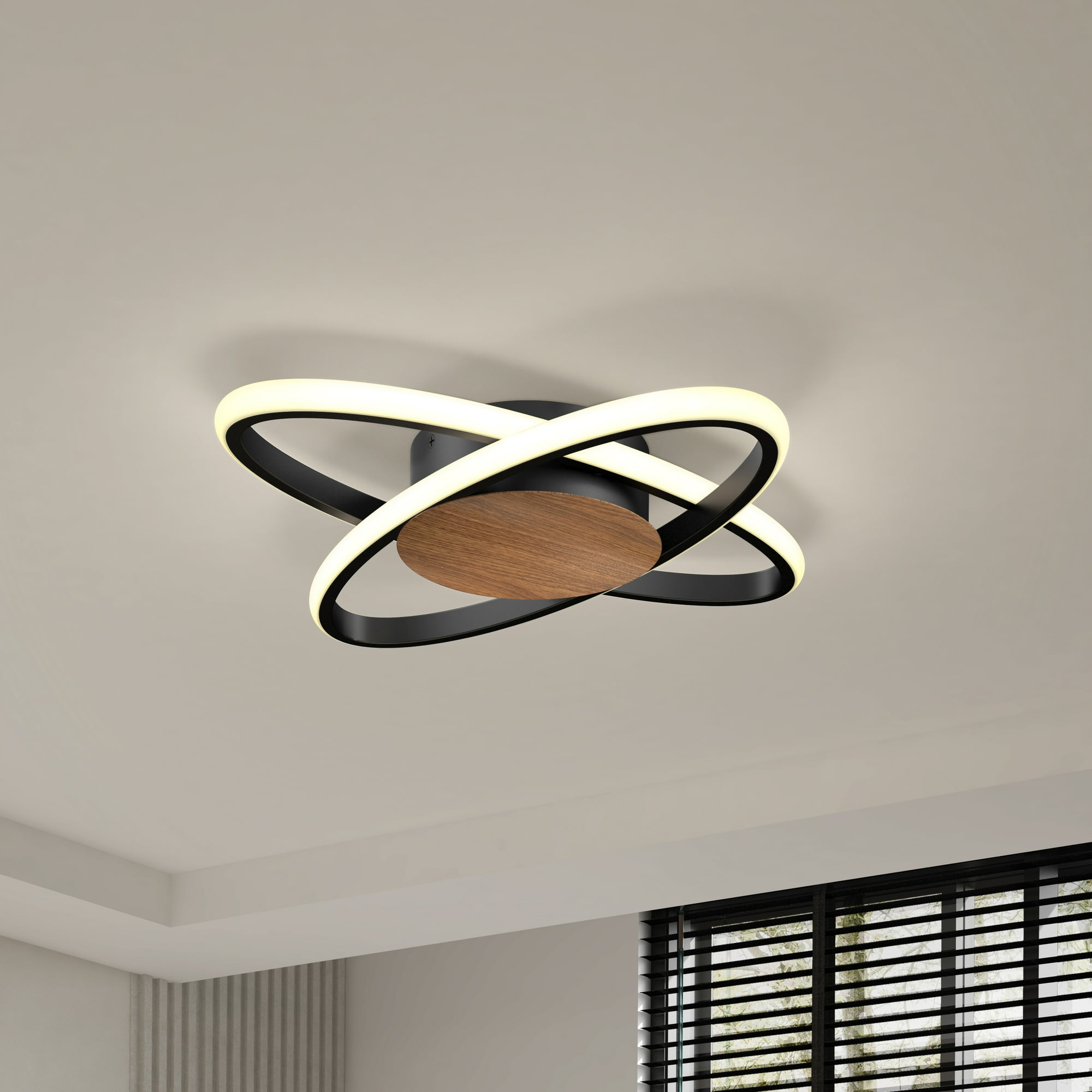 Click here for Artika Atomic 15 In. Led Flush Mount Light 5 Cct W... prices