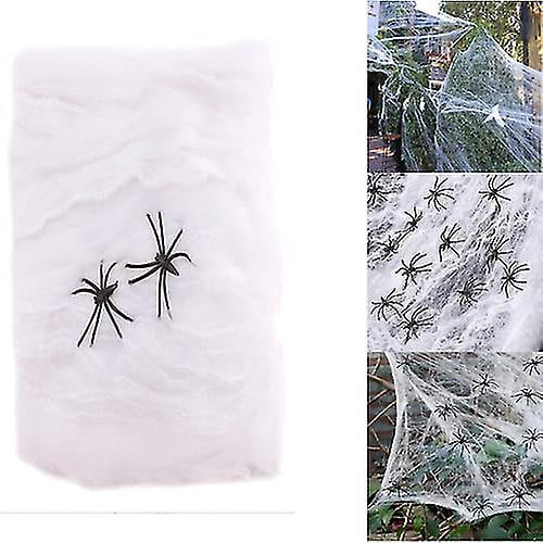 Halloween Spider Webs Stretchable Spider Webs Halloween Decorations ...