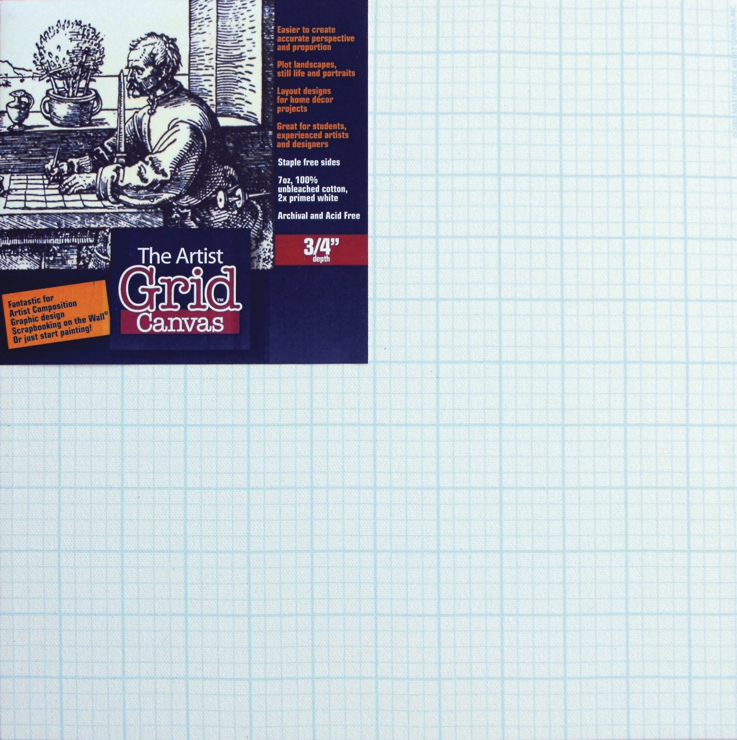 Masterpiece Artist Grid, 9 x 12 in, Blue Line - Walmart.com