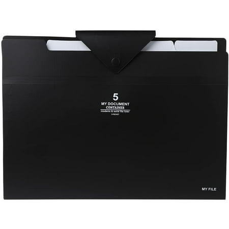 5 Layer Expanding File Folder Organ Bag A4 Organizer Paper Hold ...