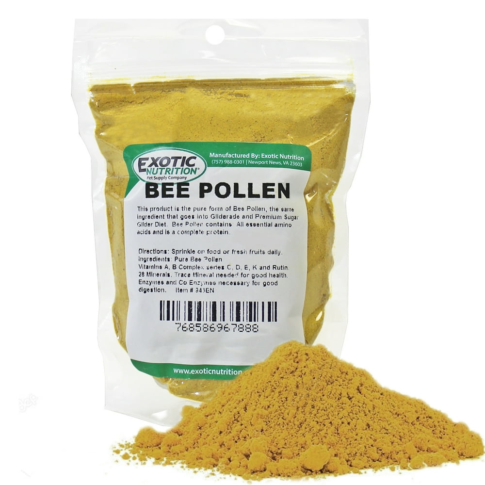 Exotic Nutrition Bee Pollen 4 oz. - Walmart.com - Walmart.com
