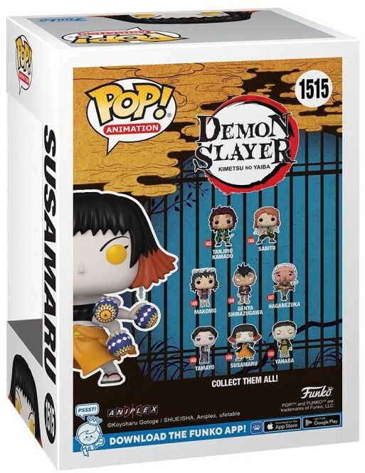 Susamaru Pop Figure Funko POP! Demon Slayer Susamaru Vinyl Figure - 1/6 ...