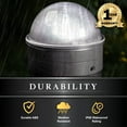 Classy Caps Silver Chainlink Summit Solar Cap with LED Light (2 Pack ...