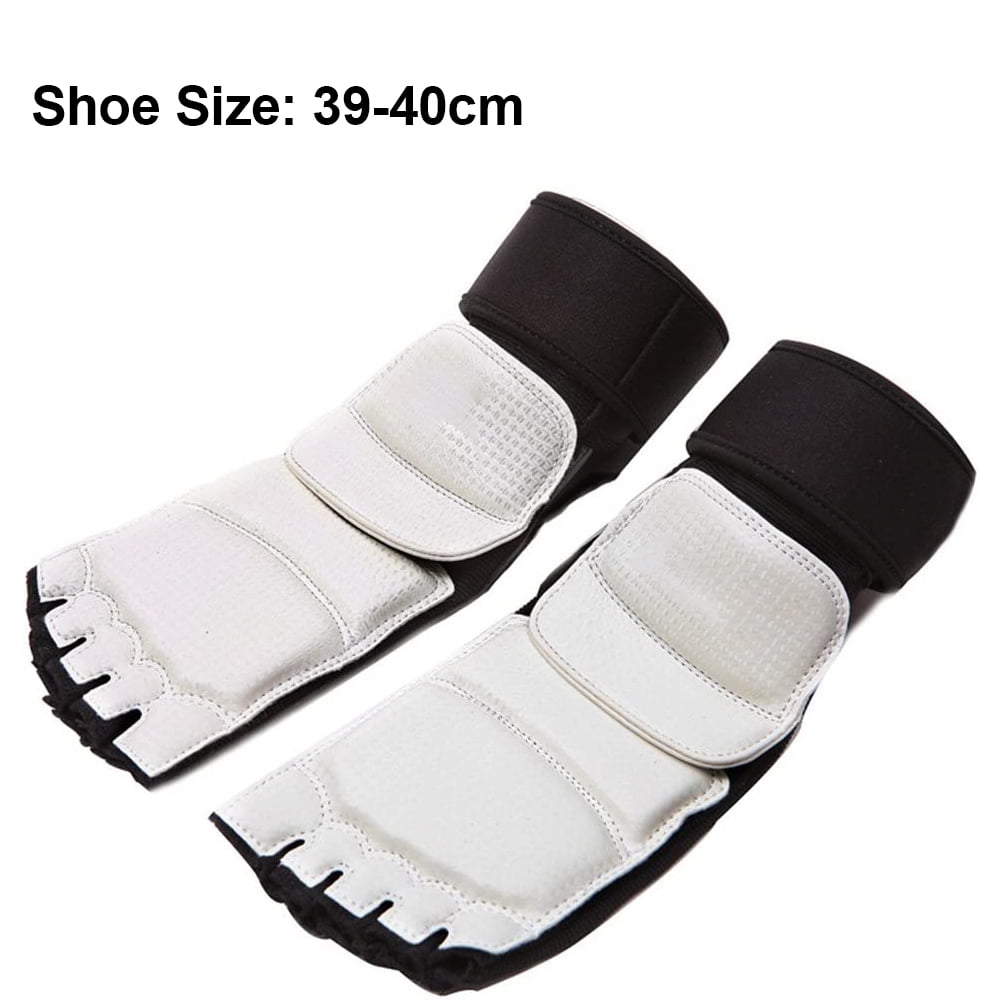1 pair Taekwondo Training Boxing Foot Protector Gear Martial Arts Fight ...
