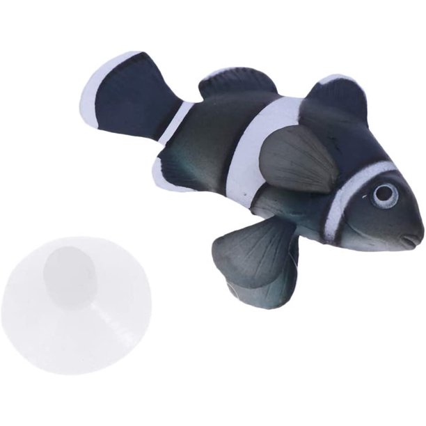 Aquarium Decoration Silicone Clownfish Underwater Landscape Decor ...