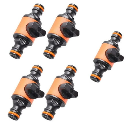 NUNADERNU5pcs Valve with Quick Connector Agriculture Garden Plastic ...