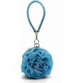 Rose Shaped Evening Bag Soft Satin Clutch Purse Floral Wristlet Handbag ...