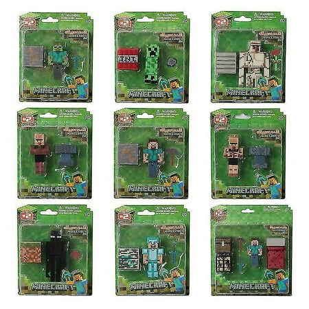 Minecraft Toy Doll Building Blocks Doll 9 Pcs-3 | Walmart Canada