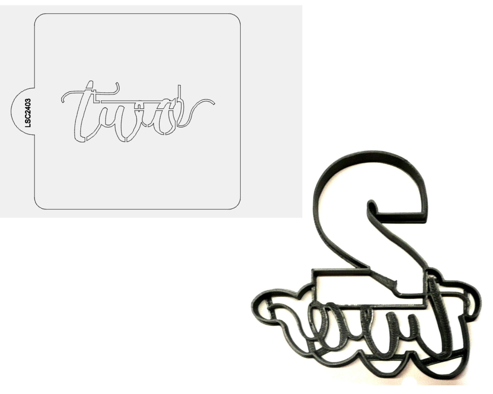 Fancy Number Stencils