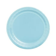 Light Blue Paper Dessert Plates, 7in, 20ct - Walmart.com