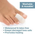 ZenToes Toe Caps Cushion Toes from Rubbing Shoes, Protect Missing and ...