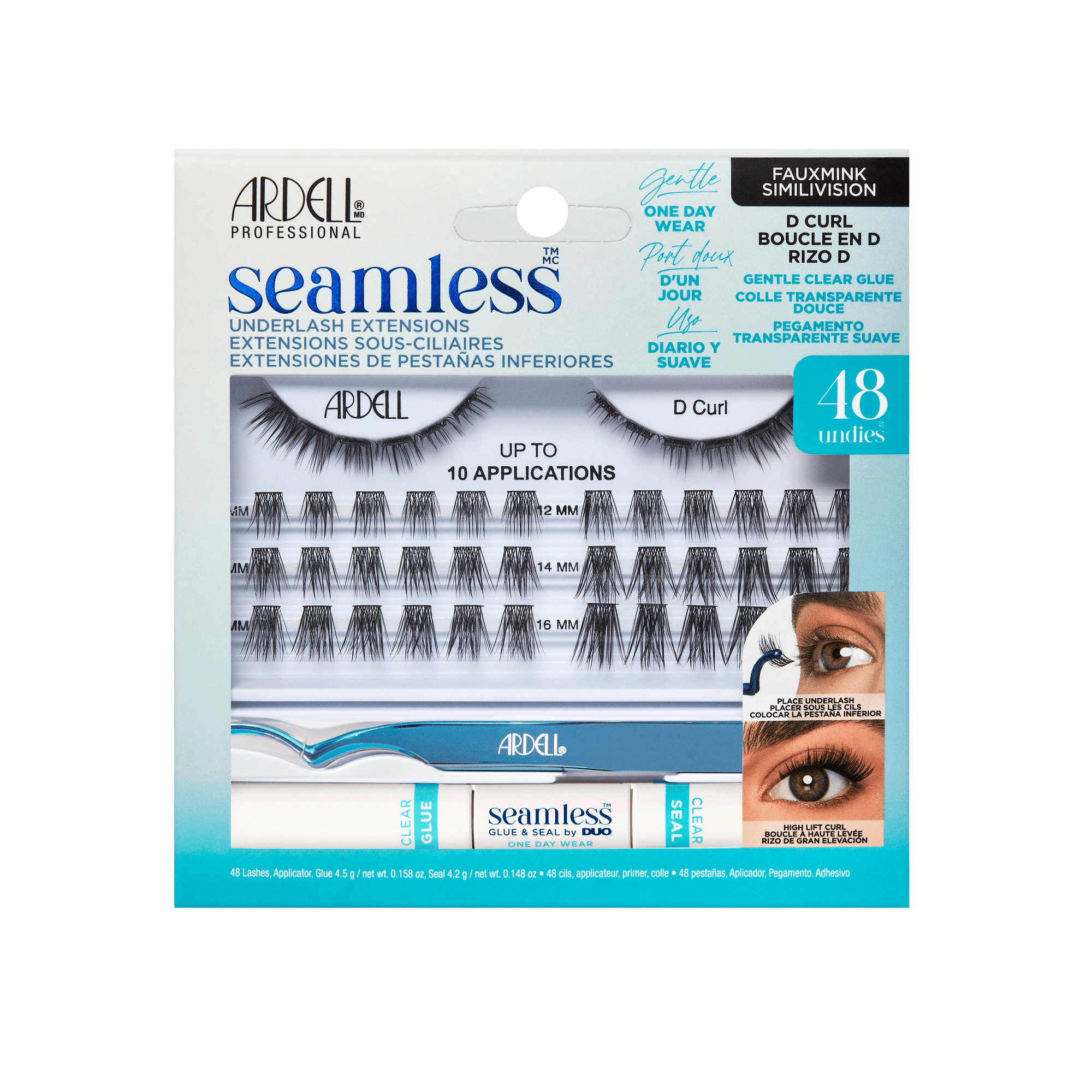 Click here for Ardell - Seamless 1 Day Extensions D Curl Kit prices