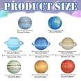 8 Pack Solar System Paper Lanterns Hanging Ornament, Outer Space Planet ...