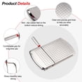 MOJINO Stainless Steel Cheese Slicer with Board - 8” x 5” Cheese ...
