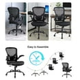 Flysky Ergonomic Office Chair 300lb,Desk Chair with Lumbar Support and ...