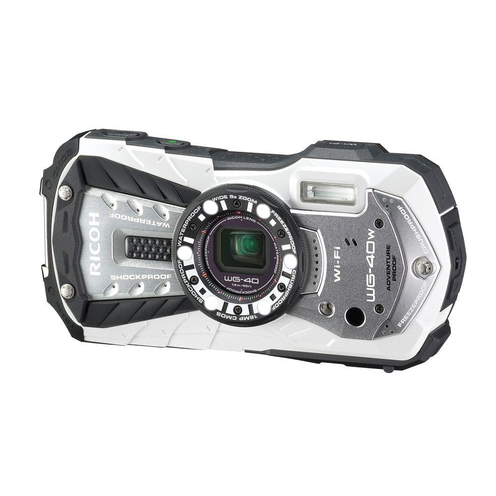 RICOH Waterproof digital camera RICOH WG-40 White(Japan Import-No ...