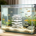 Aquarium Cave, Fish Tank Accessory with Swim-Through Holes, Decorative ...