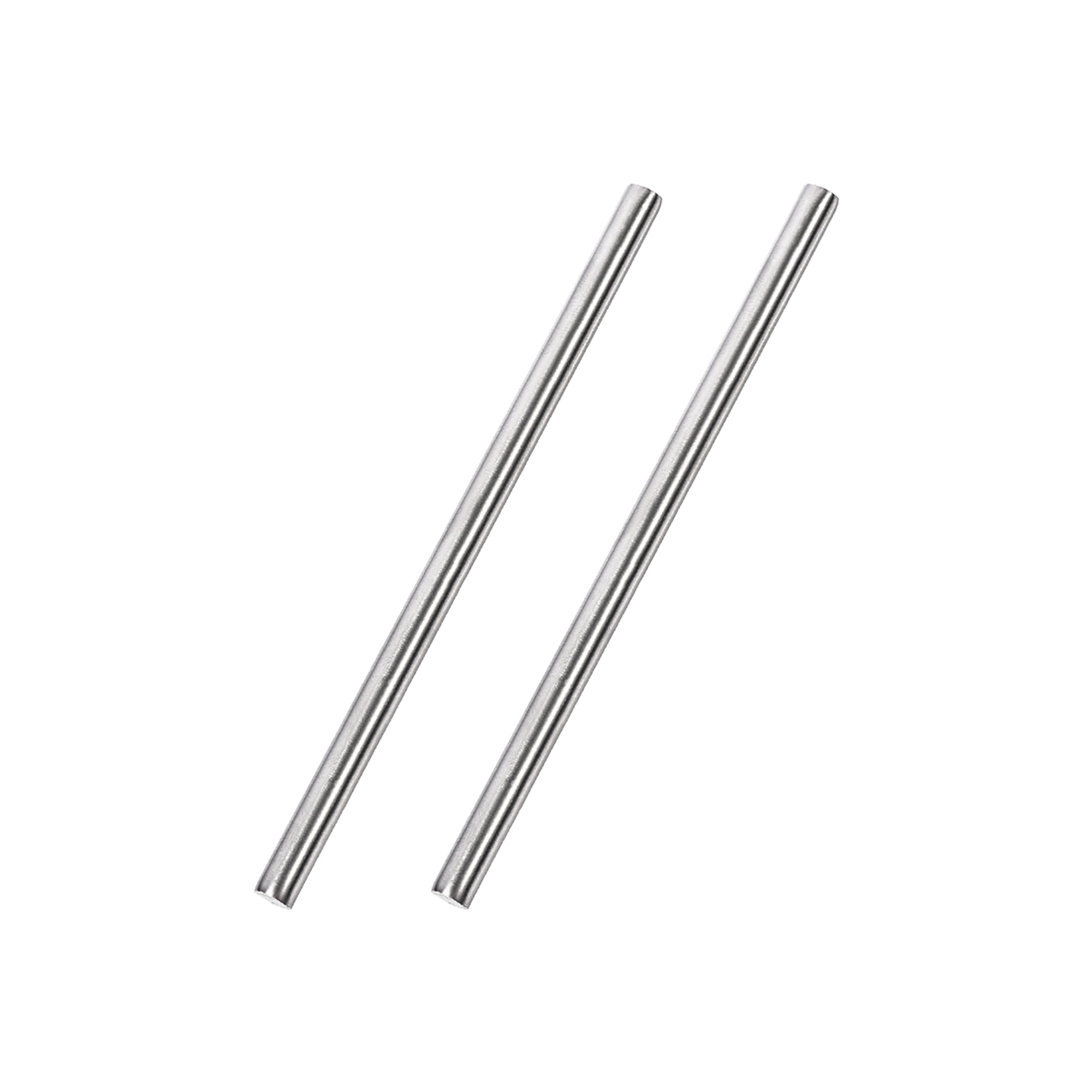 6mm x 150mm 304 Stainless Steel Solid Round Rod for DIY Craft - 2Pcs ...
