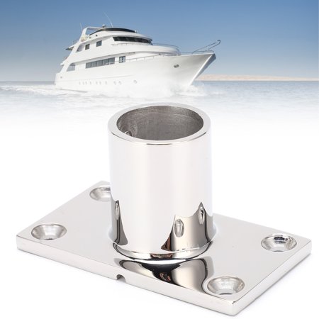 VGEBY Boat Rectangular Base, Rectangular 90° Boat Stanchion Base Marine ...