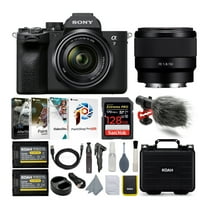 Sony a7 IV Mirrorless Camera + Sony FE 24-70mm Lens + 64GB Card Bundle - Walmart.com