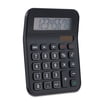 Staples 10-Digit Battery/Solar Powered Basic Calculator Black 2/Pack ...