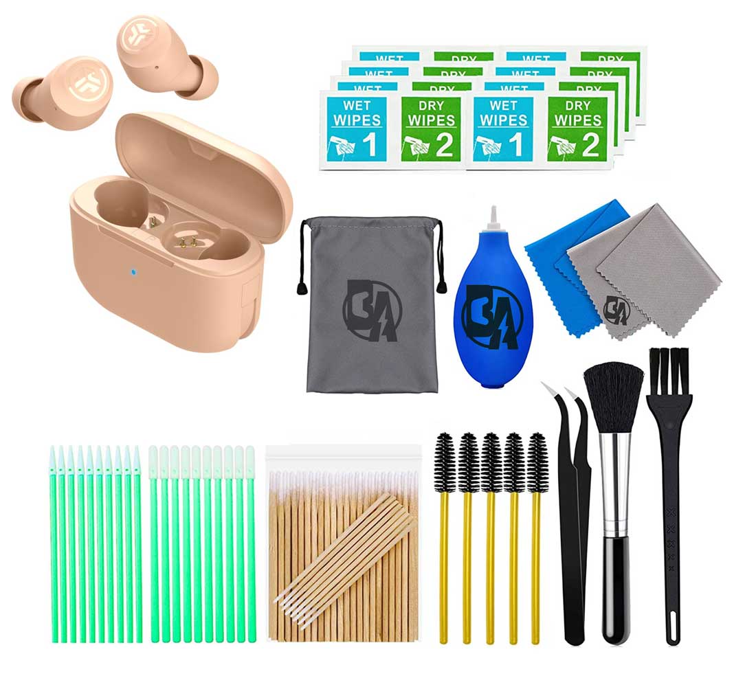 Jlab Go Air Tune True Wireless Earbuds In Pantone 474C With Cleaning ...