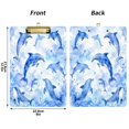 Acrylic Writing Board Gold 12.5*9 Inch Clipboards Transparent Acrylic ...
