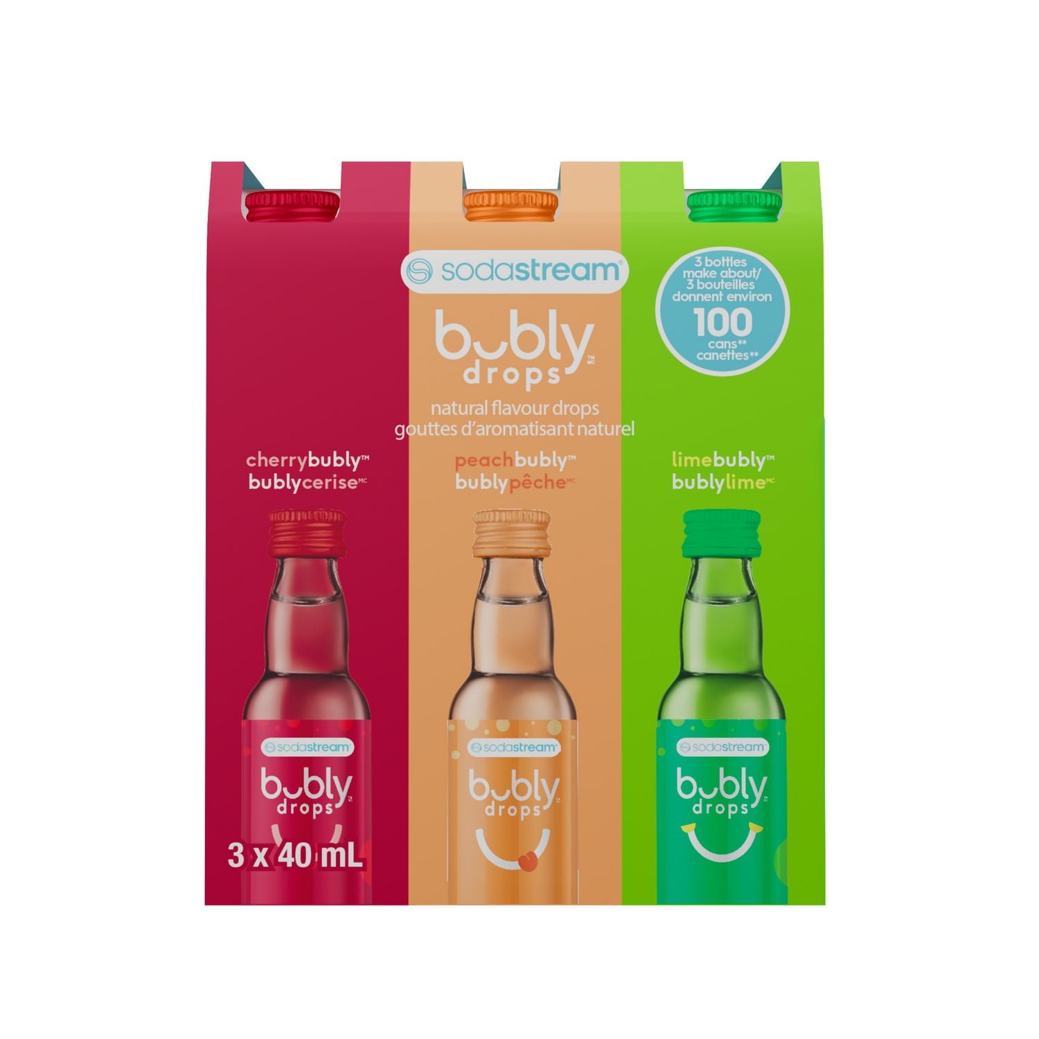 Click here for Sodastream Bubly Lime Cherry Variety 3-Pack 120 Ml prices