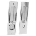 Zinc Alloy Invisible Recessed Handle Latch with Keys for Bathroom ...