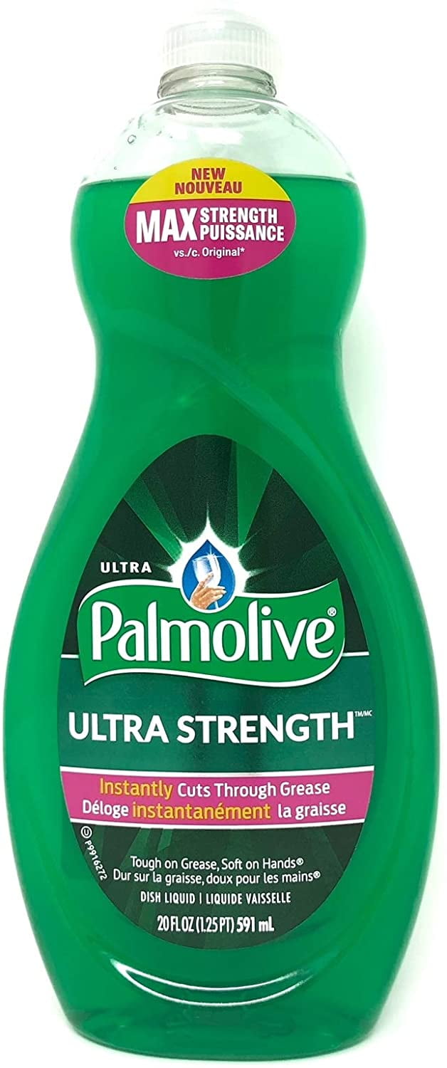 Palmolive Ultra Strength Liquid Dish Soap Original, 20 oz, 3 Pack ...