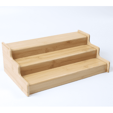 Wooden Can Organizer & Spice Rack Slim Rolling Kitchen Cart - Walmart.com