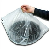 Pak-Sher Party Tray Bag, 18" x 7" x 24.5", Clear, 40 lb. | 50/Pack ...