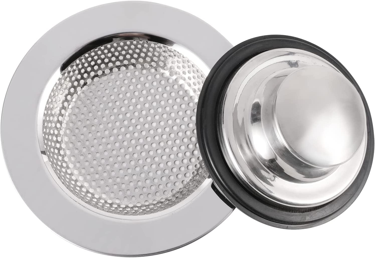 Polished Kitchen Sink Strainers Sink Stopper Kits, Stainless Steel Sink ...