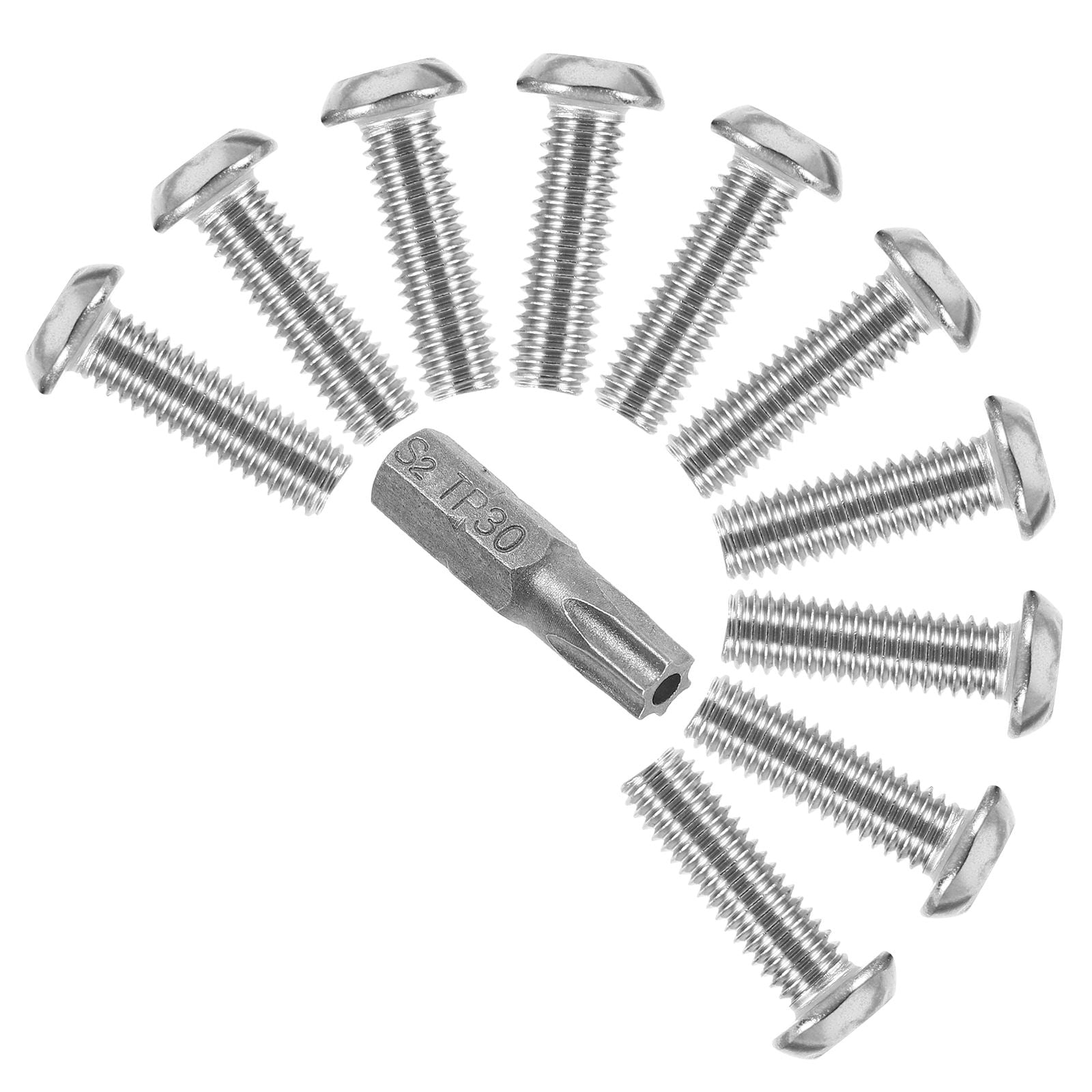 Click here for Gaxire 1set License Plate Bolts Silver Stainless S... prices