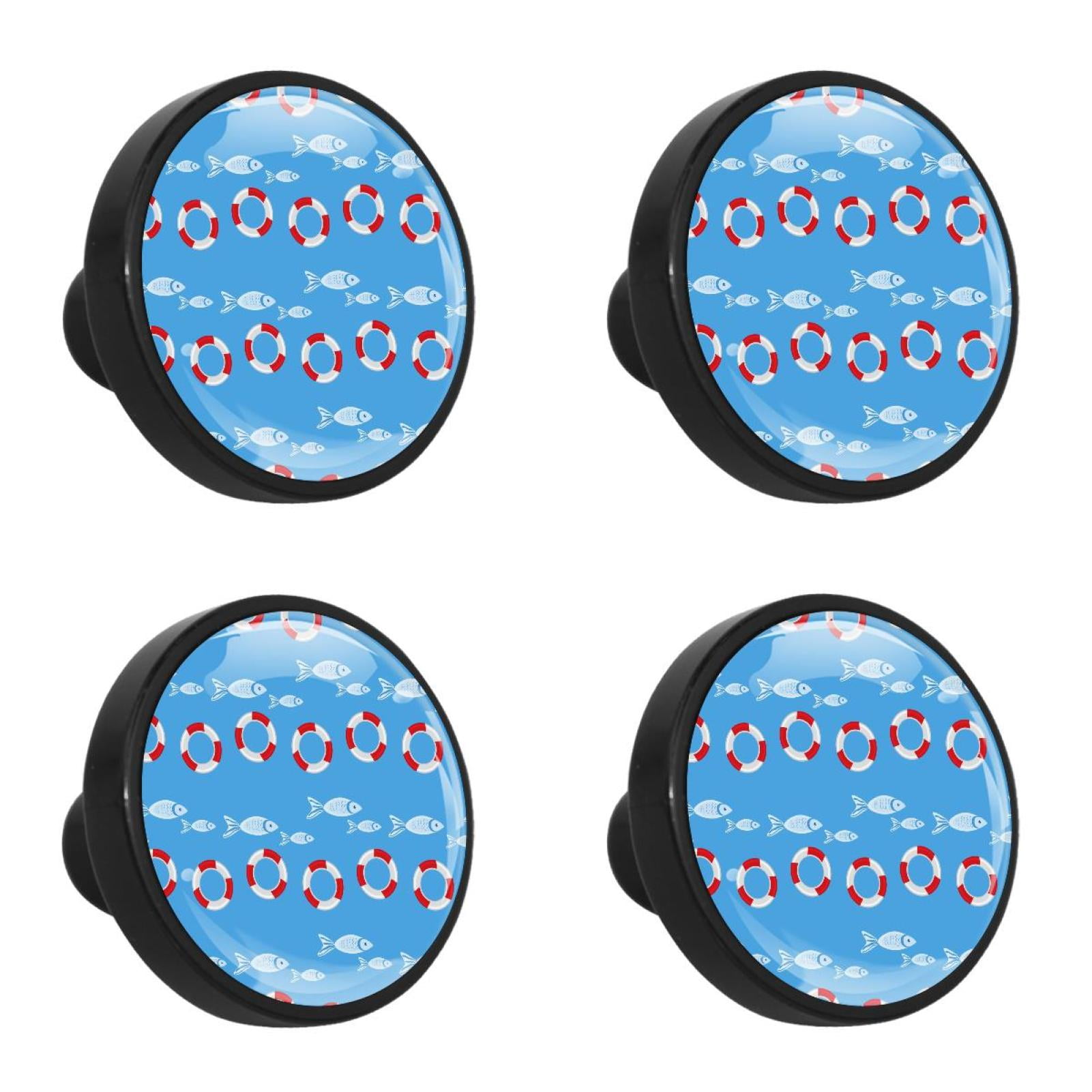 4 Pcs Marine Cartoon Lifeline Knobs for Kitchen Cabinet Cupboard ...