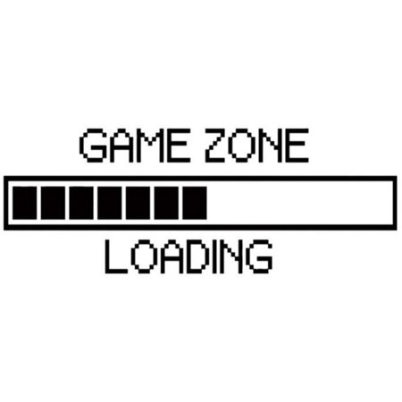 Game Zone Loading Decal o Game Zone Loading Wall Sticker Decal Kids ...