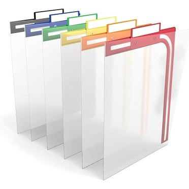 Staples Reinforced File Folder 1/3 Cut Letter Size Assorted Colors 18 ...