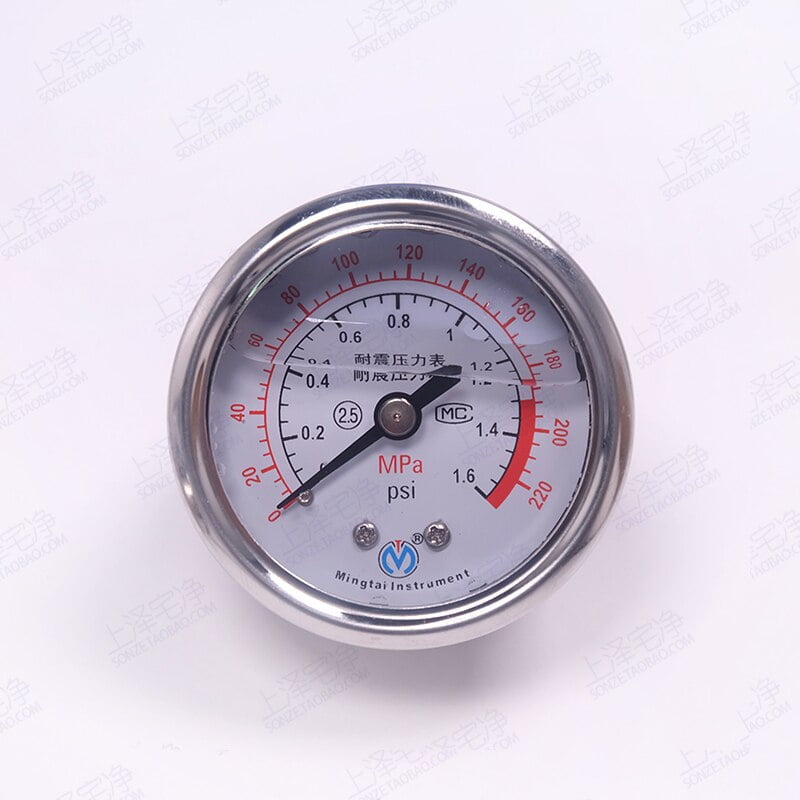 axial pressure gauge oil pressure gauge manometer pressure gauge oil ...