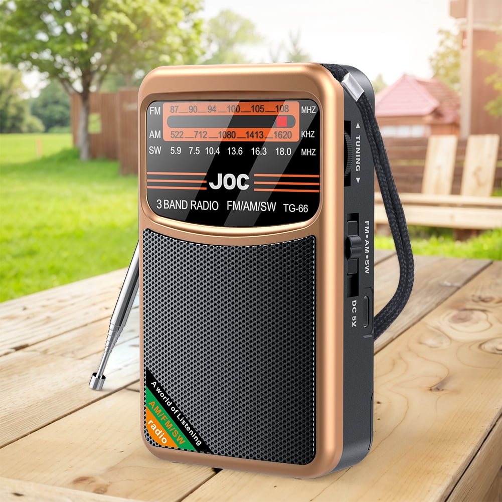 Reproductor de radio FM AM SW Radio compatible con búsqueda automática ...